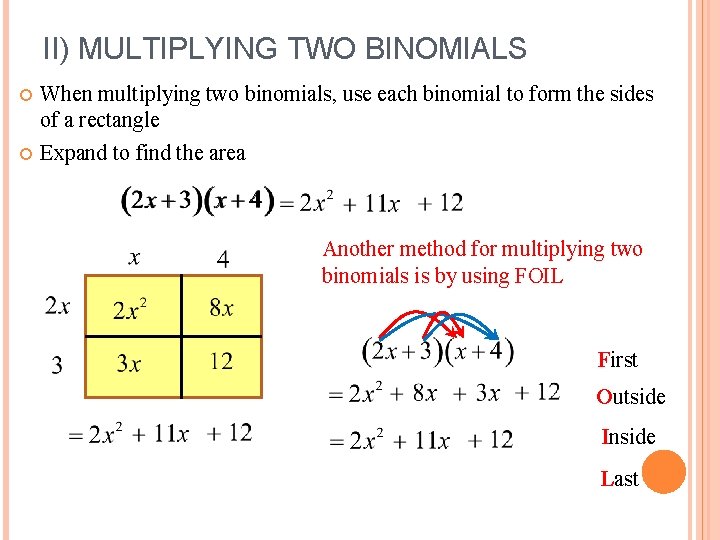 MATH 9 HONOURS SECTION 4 1 MULTIPLYING DIVIDING