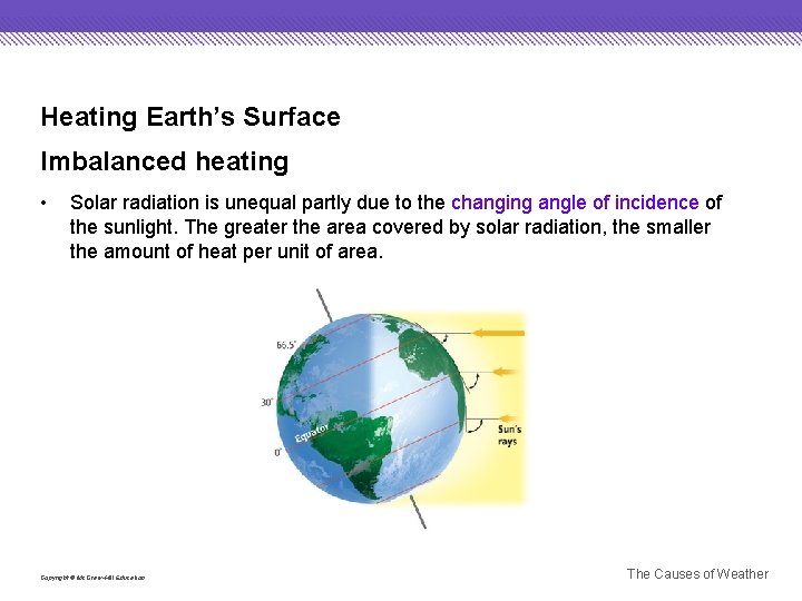 Section 1 The Causes of Weather Air masses
