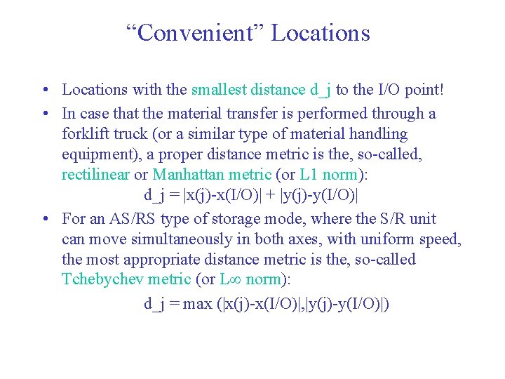 Major Topics Already Covered Major roles of Warehouses