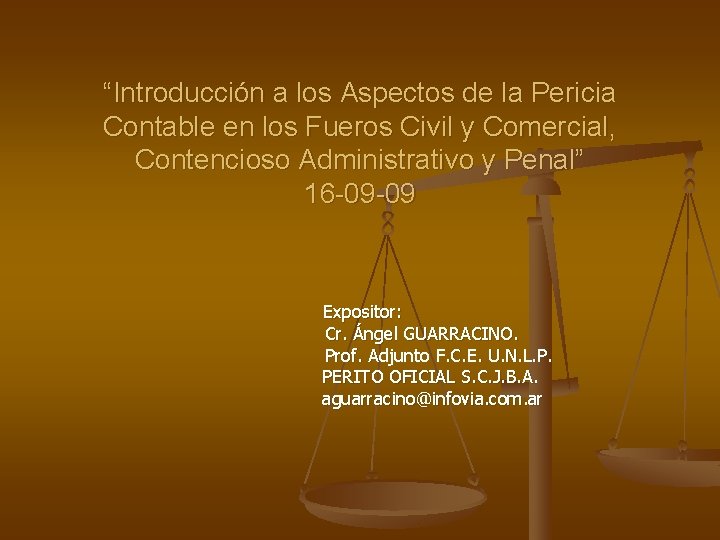 Introduccin a los Aspectos de la Pericia Contable