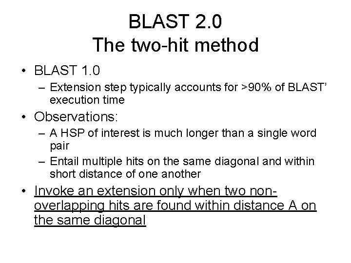 Gapped BLAST and PSIBLAST a new generation of