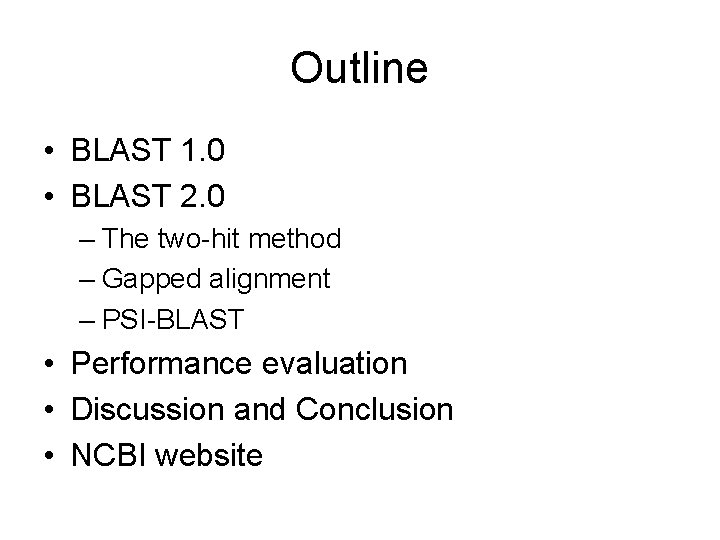Gapped BLAST and PSIBLAST a new generation of