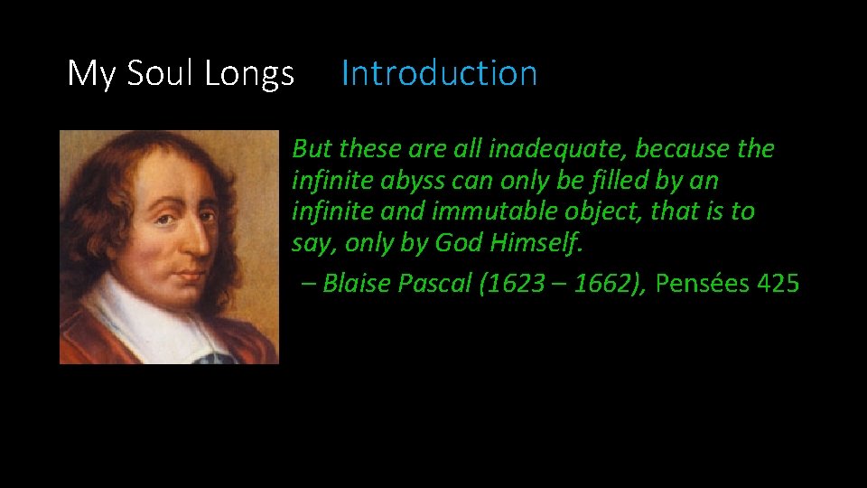 My Soul Longs Psalm 84 My Soul Longs