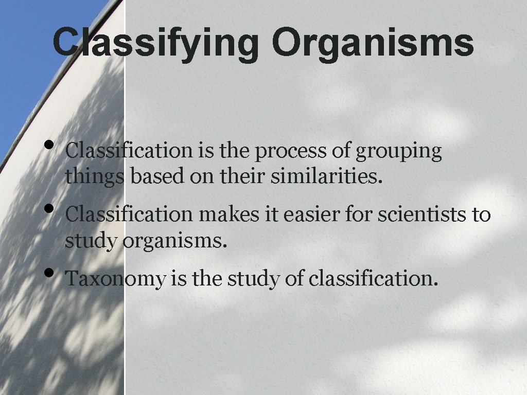 Living Things Chapter 1 Notes Characteristics of Life