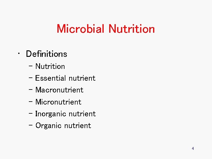 Power Point to accompany Microbiology A Systems Approach