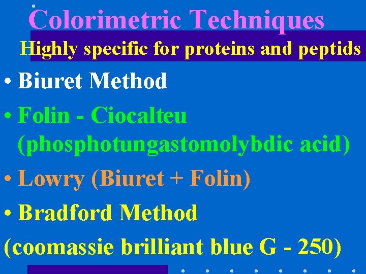 PROTEIN ANALYSIS OF BODY FLUIDS Protein Contant 50