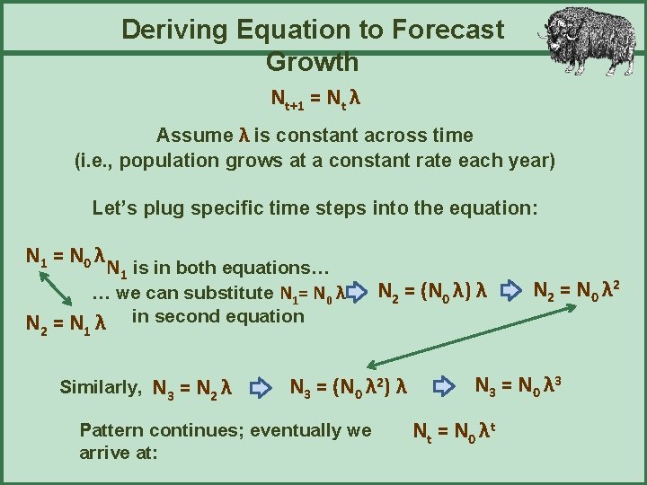 FW 364 Ecological Problem Solving Class 6 Population