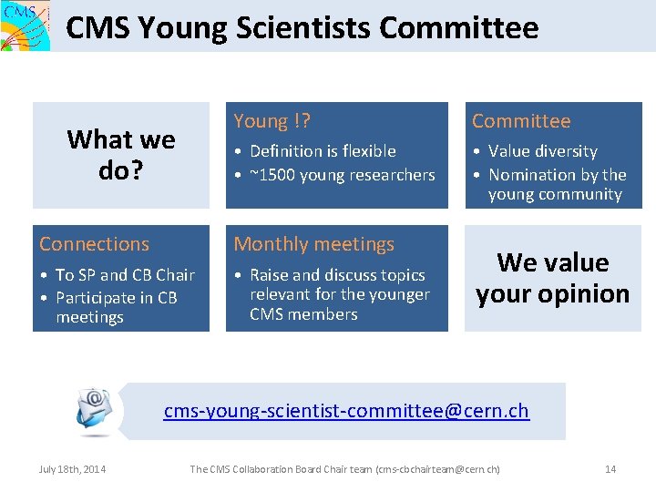 CMS Collaboration Board The CMS Collaboration caveat map
