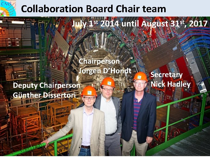 CMS Collaboration Board The CMS Collaboration caveat map