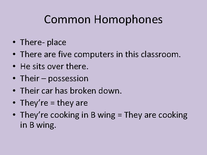 CrossCurricular Literacy at John Cabot Academy Homophones and