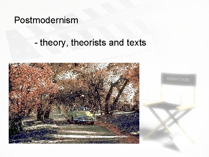 Postmodernism theory theorists and texts Theories of Genre
