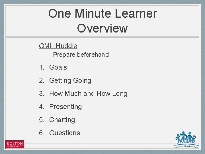 The One Minute Learner An Innovative Tool to