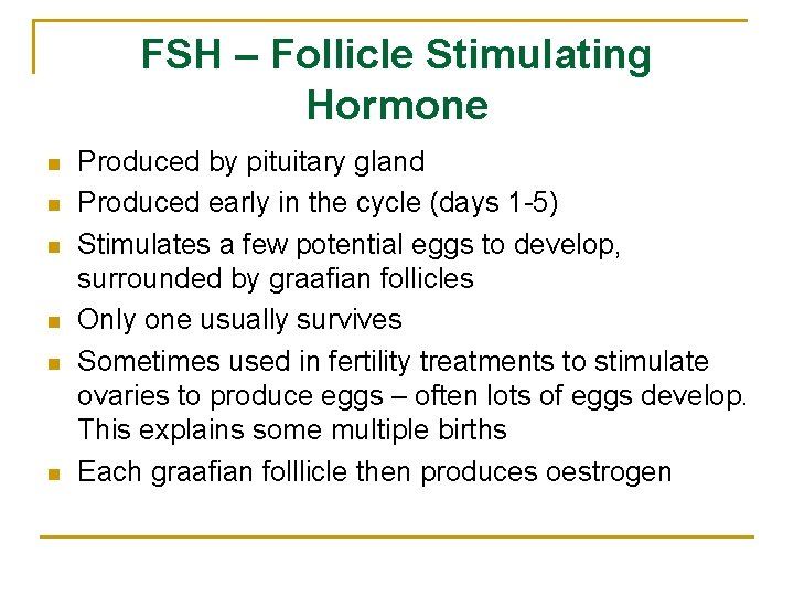 Sexual Reproduction in the Human Extended Study Learning