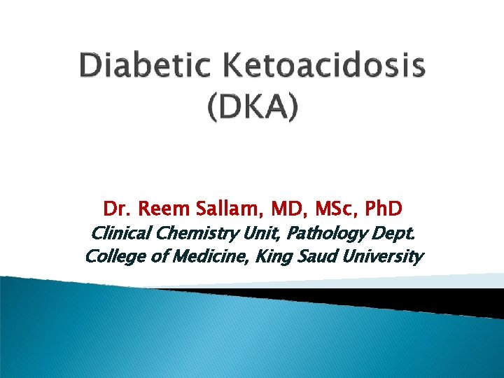 Dr Reem Sallam MD MSc Ph D Clinical