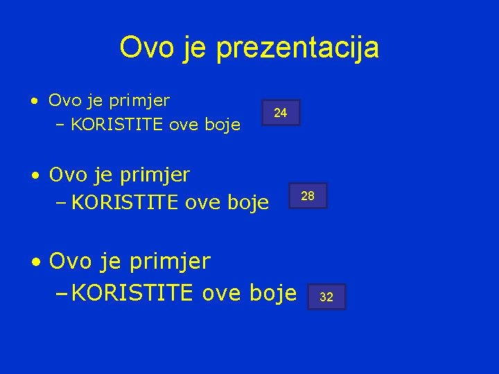 Microsoft Power Point Priprema za prezentaciju Za izradu