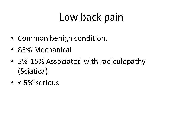 Common Musculoskeletal MSK Presentations in Primary Care Dr