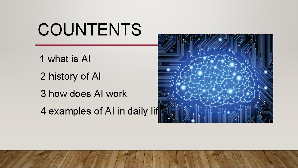 ARTIFICIAL INTELLIGENCE AI COUNTENTS 1 what is AI