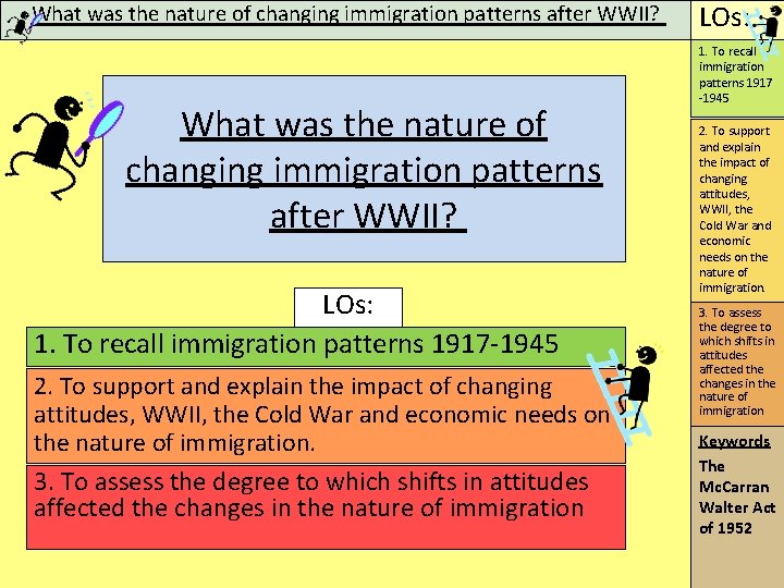 What was the nature of changing immigration patterns
