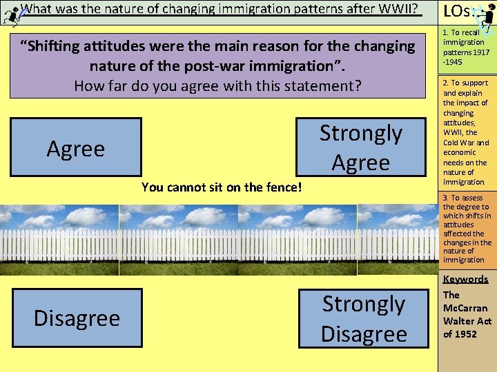What was the nature of changing immigration patterns