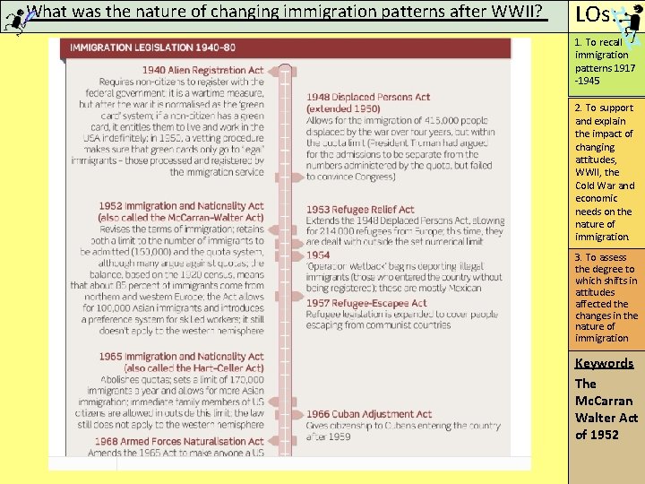 What was the nature of changing immigration patterns