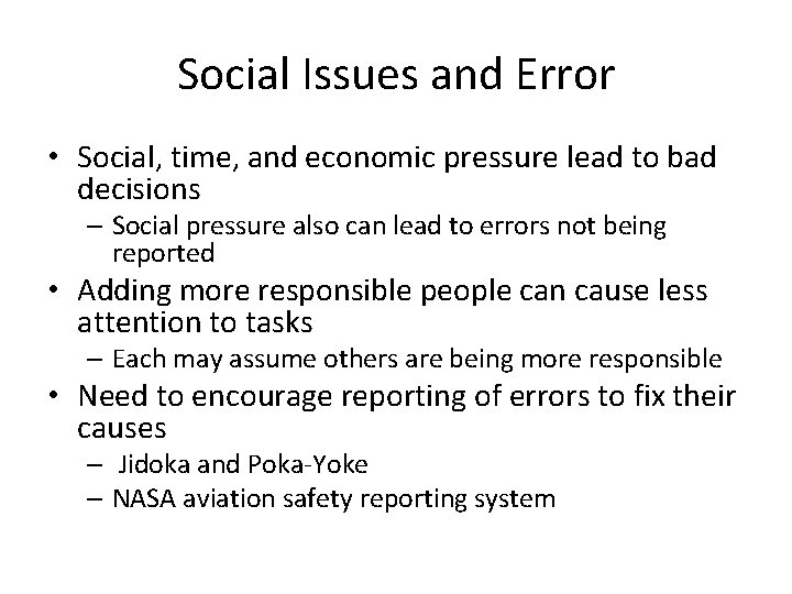 Chapter 5 Human Error No Bad Design Todays