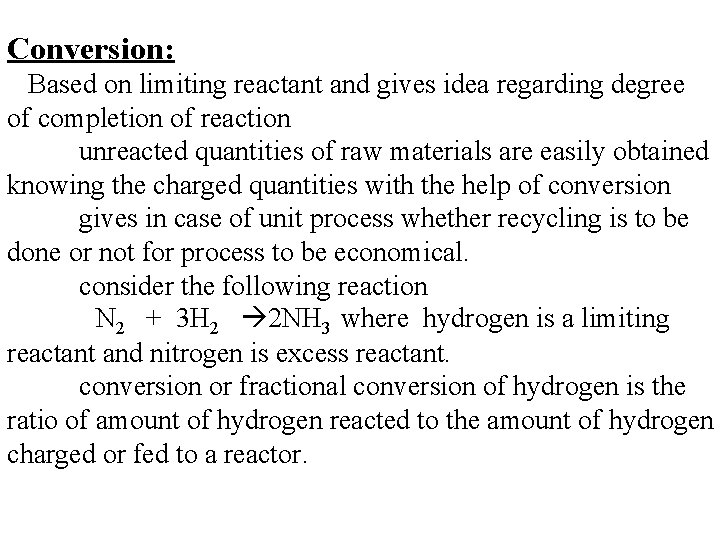 Stoichiometry Theory of the proportions in which chemical