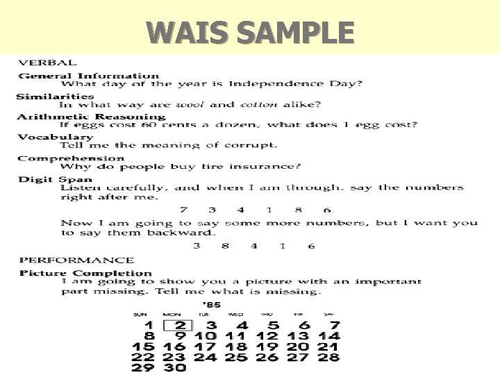Warm Up l Pick up IQ test off