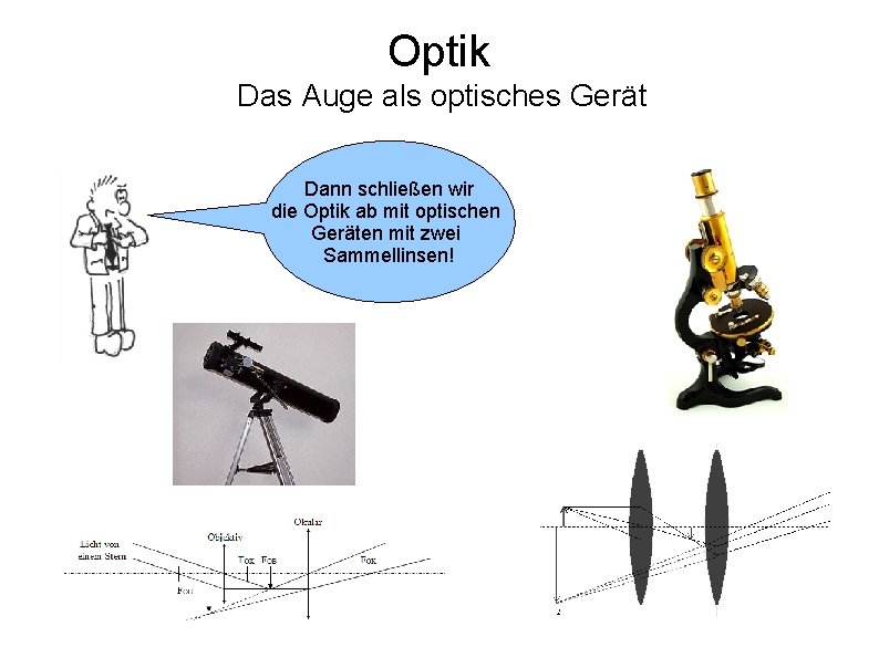 Optik Das Auge als optisches Gert Was hat