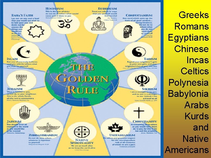 Introduction to Physical Geology The Golden Rule Treat