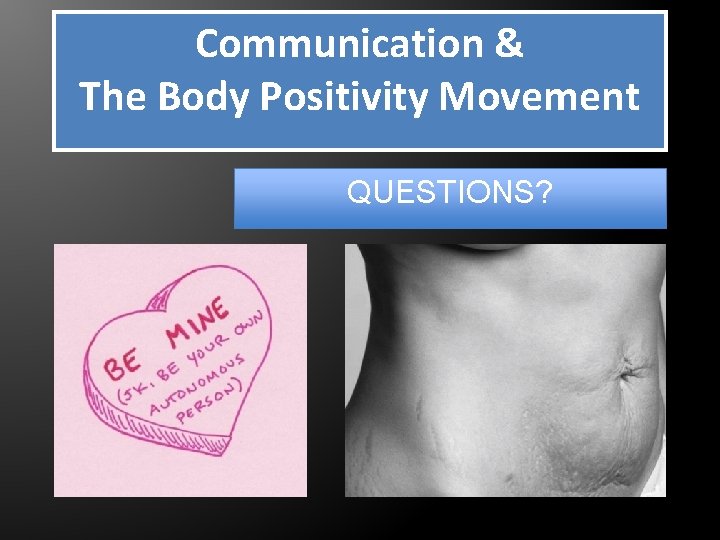 Communication The Body Positivity Movement Alyssa Cannaday Introduction