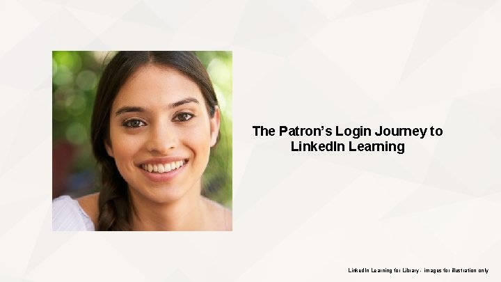 The Patrons Login Journey to Linked In Learning