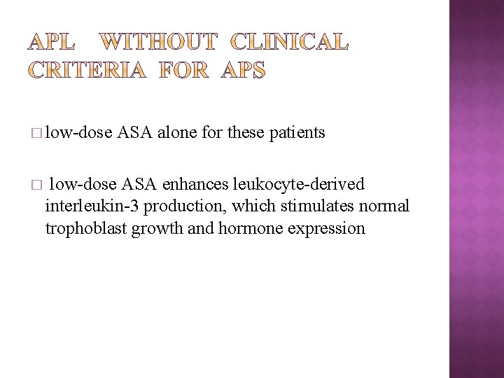 Dr Farinaz Farahbod Antiphospholipid syndrome APS in women