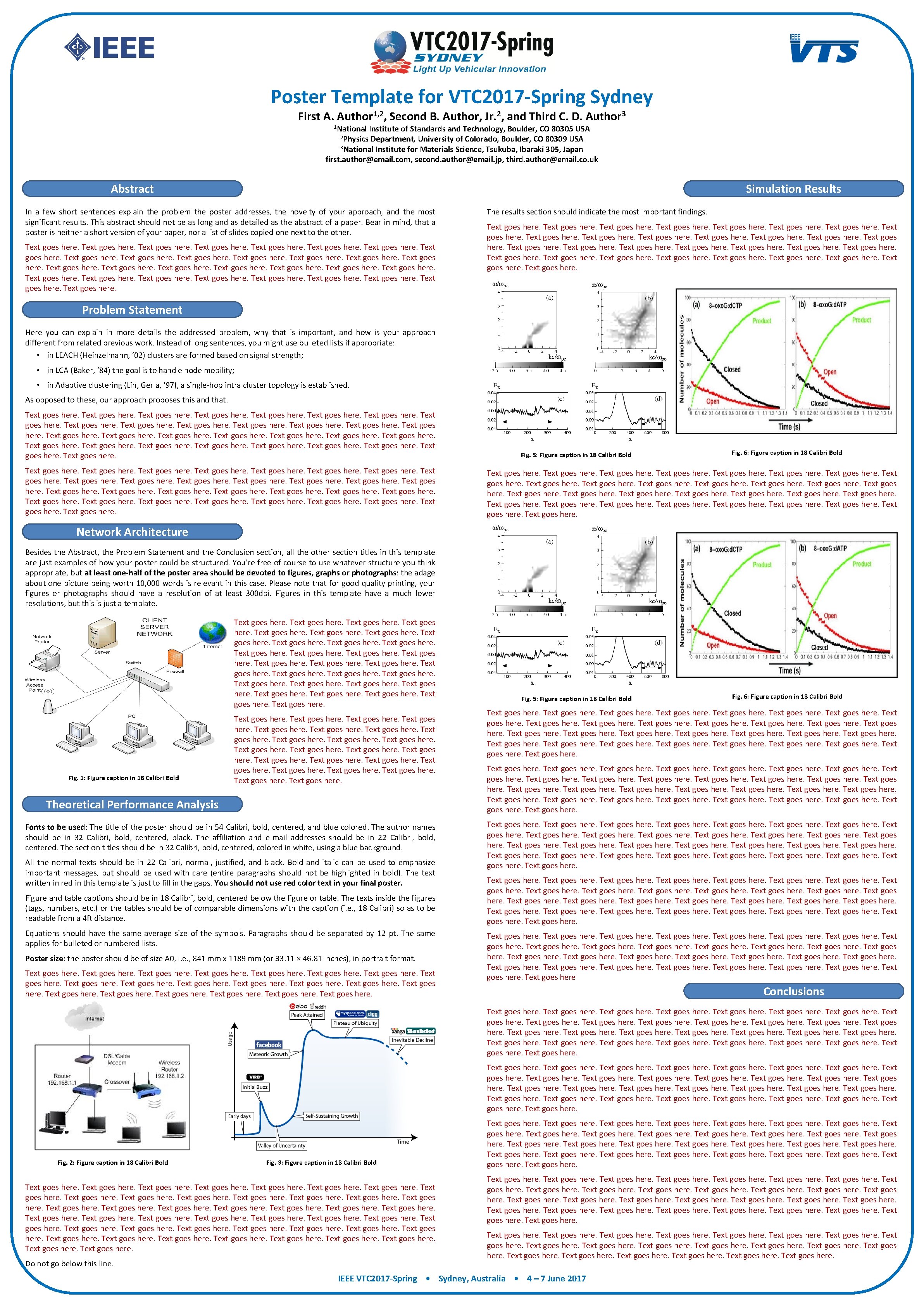 Poster Template for VTC 2017 Spring Sydney First