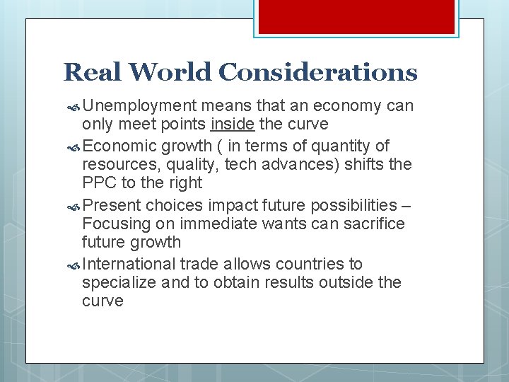 Scarcity Opportunity Costs and Production Possibilities Curves Reviewing