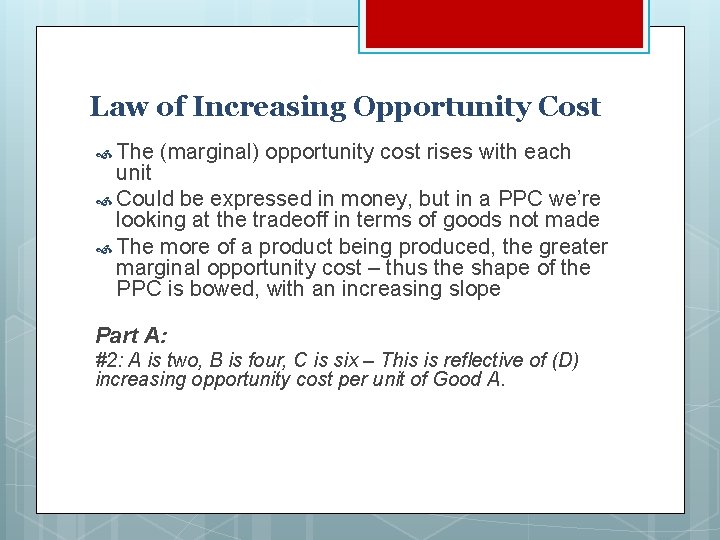 Scarcity Opportunity Costs and Production Possibilities Curves Reviewing