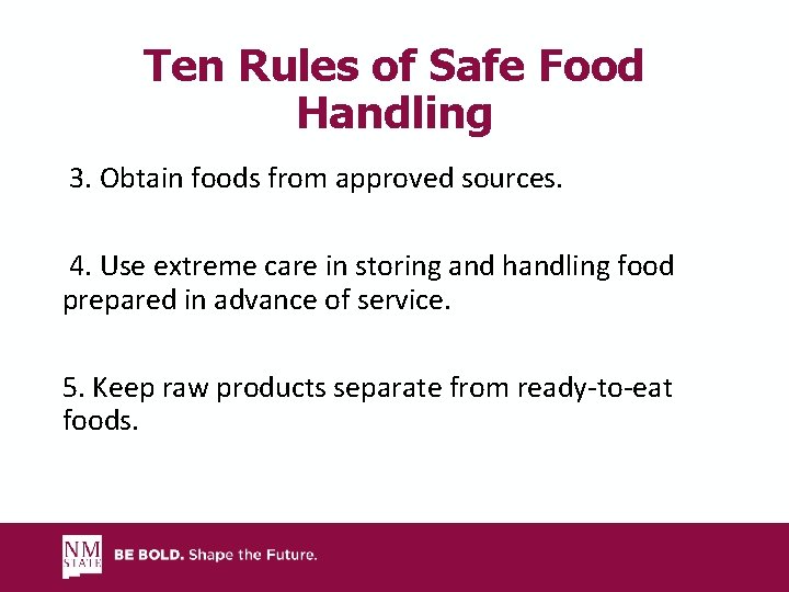 Food Safety Training Pt 3 WHO IS RESPONSIBLE