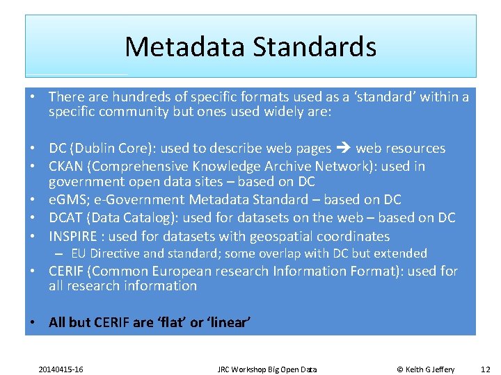 Data is the new Oil Ann Winblad Keith