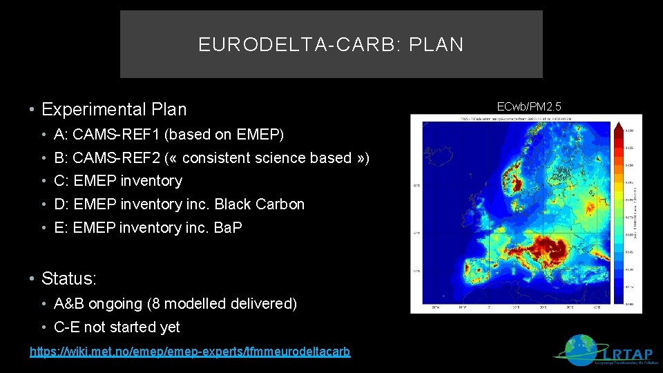 EURODELTACARB Augustin Colette INERIS TFMM cochair all EurodeltaCarb