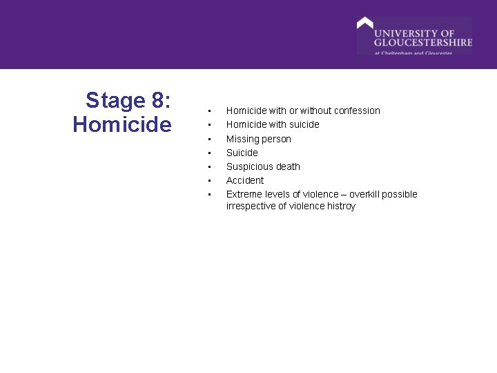 The Intimate Partner Homicide Timeline Dr Jane Monckton