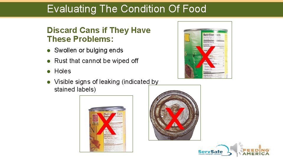 Evaluating Repacking and Transporting Food Safely Concepts You