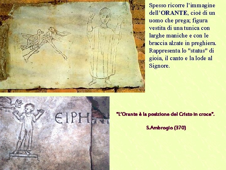 VIAGGIO NELLE CATACOMBE CRISTIANE Presentazione didattica guidata alla