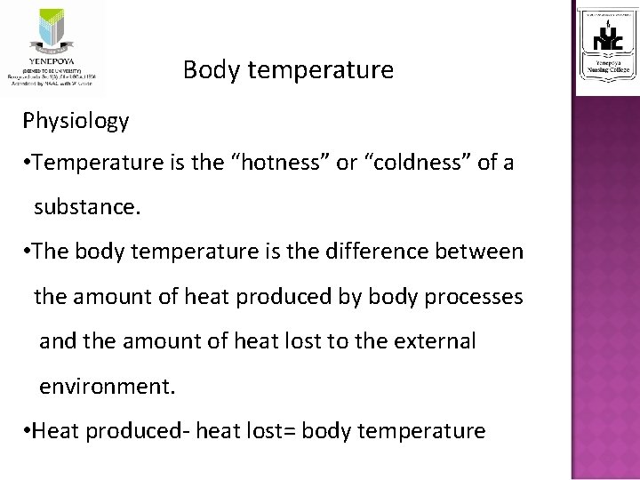 UNITVII VITAL SIGNS PRESENTED BY Mrs PRASHMA LEARNING