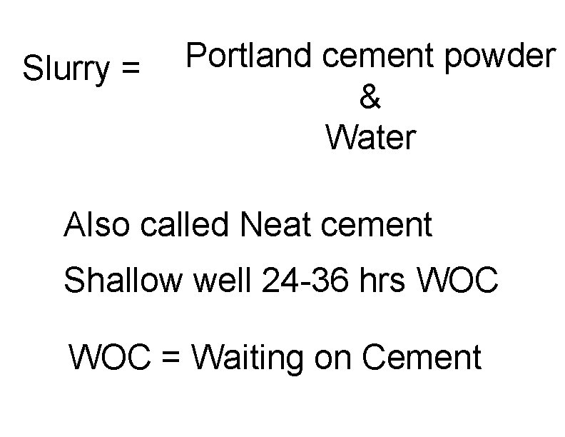 Chapter V Primary Cementing Two plug method Cementing