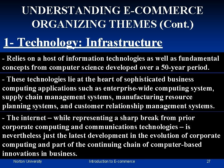 PART ONE Introduction to Ecommerce Chapter 1 The