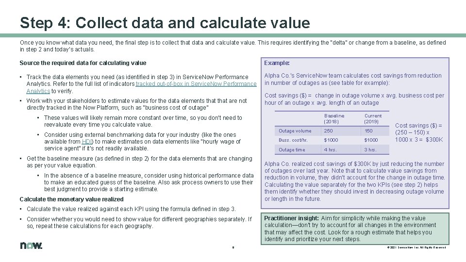 Measure value from Service Now A checklist to