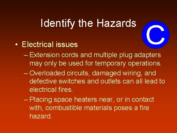 Fire Prevention Planning by Environmental Health and Safety