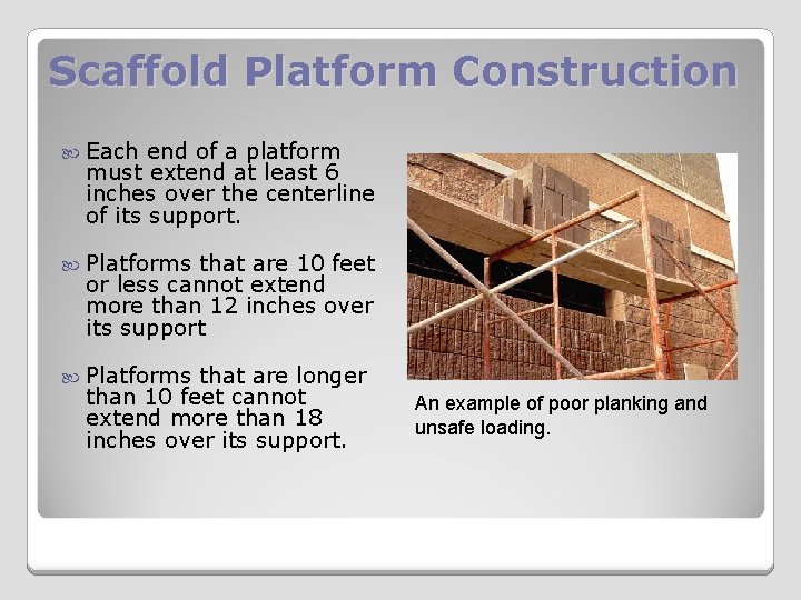 Scaffolding Safety Training Working Safely on Construction Scaffoldings