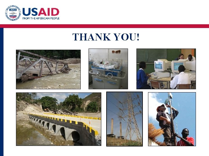 USAID AND INFRASTRUCTURE PROGRAMMING FOR DEVELOPMENT Dr Kenneth