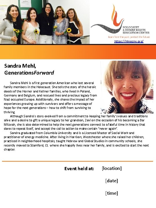 https hhrecny org Sandra Mehl Generations Forward Sandra