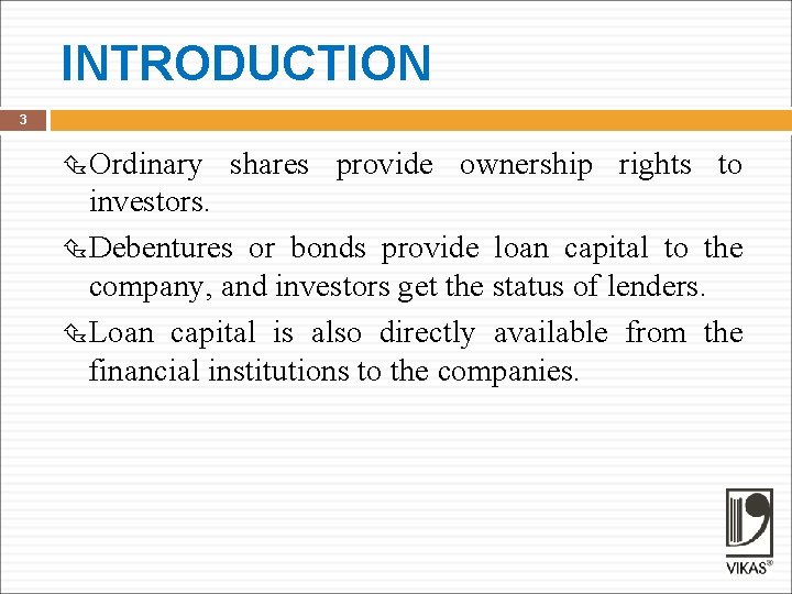 CHAPTE R 20 LONG TERM FINANCE SHARES DEBENTURES